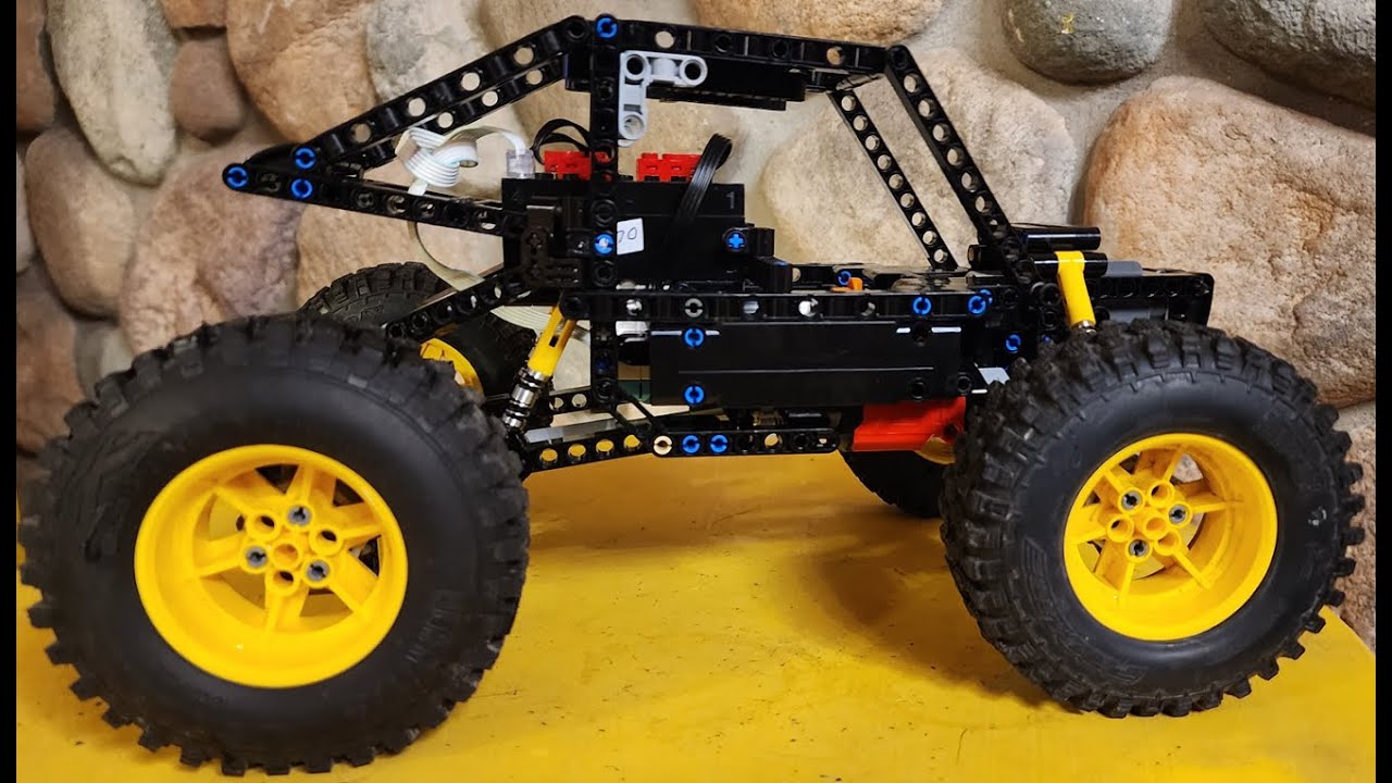 Lego Technic buggy with 2 speed transmission - YouTube