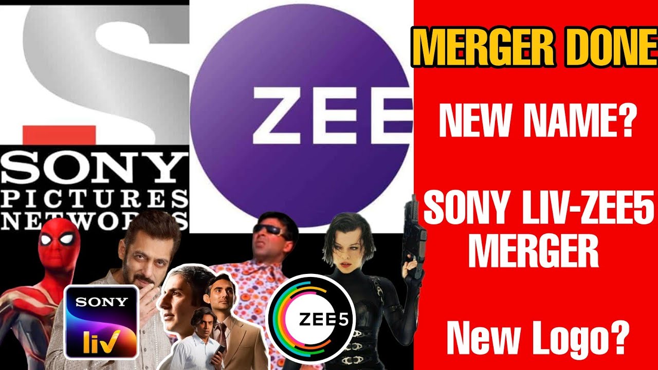 Sony-Zee Merger Completed 🔥: New Company Name?, SonyLiv Zee5 Merger ...