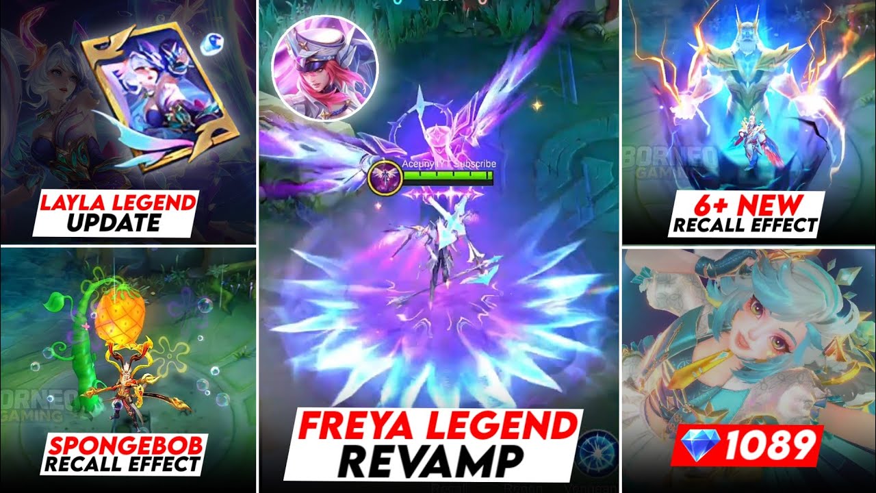 FREYA & LAYLA LEGEND UPDATE, CICI P.ACE SKIN, ALL SKIN FREYA REVAMP ...
