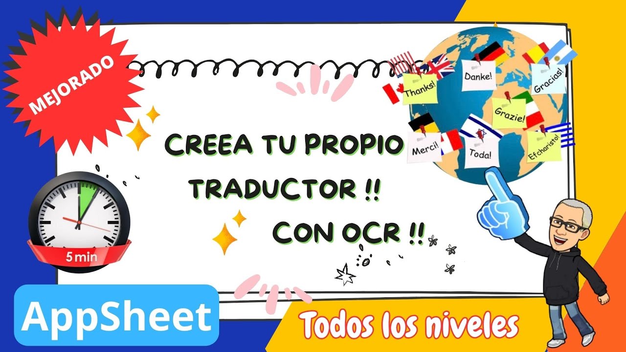 🌎🌎 Crea tu traductor en 5 minutos !! 🌎🌎 AppSheet 62 - CON OCR INCORPORADO! - YouTube