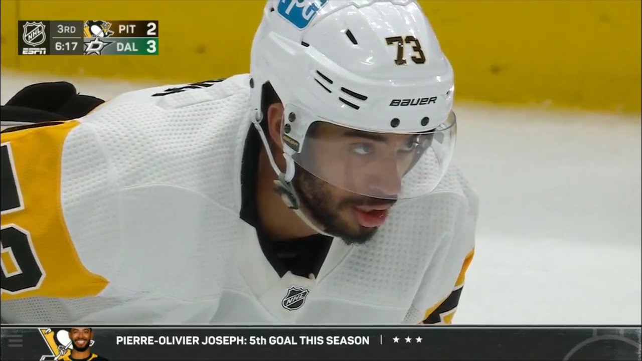 Pierre-Olivier Joseph nets his 5th goal of the season! (Penguins ...
