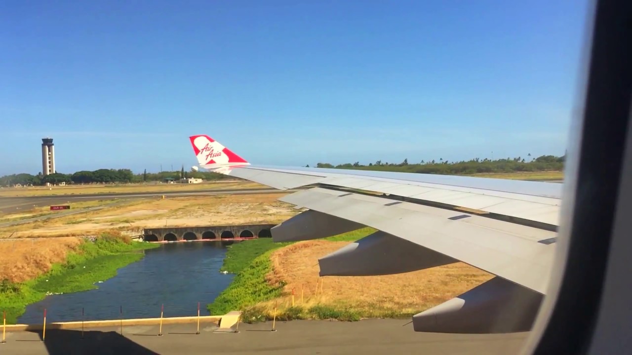 Amazing Air Asia X A330-300 takeoff from Honolulu's Coral Reef Runway ...