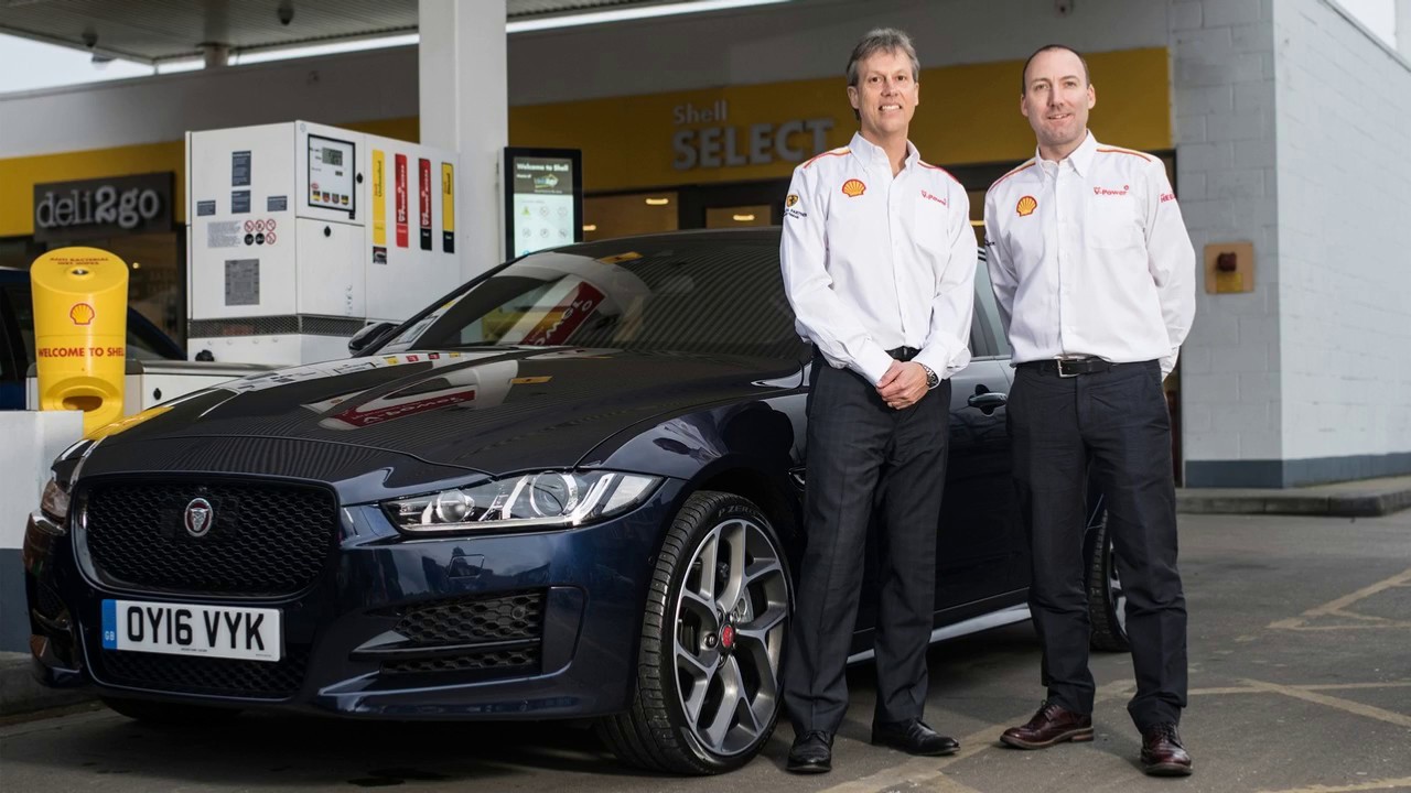 Jaguar and Shell in car payment - YouTube