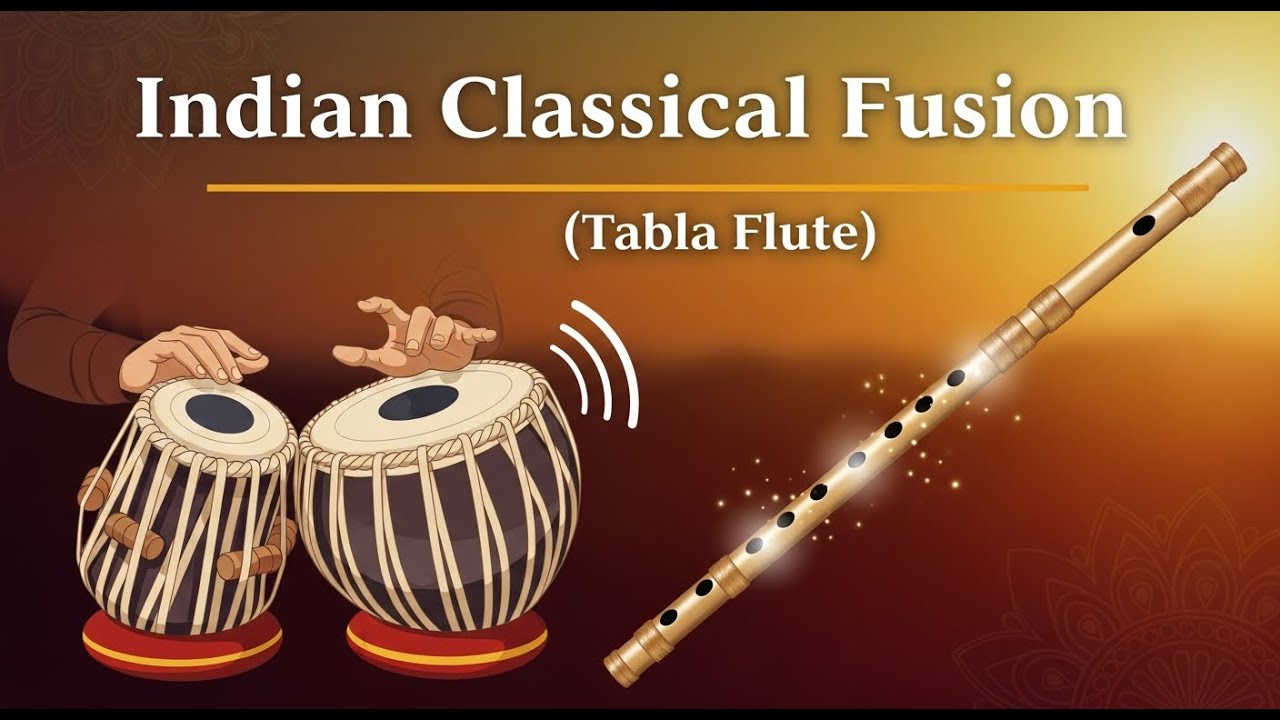 Classical Fusion Tabla & Bamboo Flute | Soulful Instrumental Music for ...
