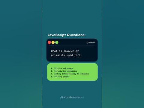 Test Your JavaScript Knowledge: Can You Answer This Question?# ...