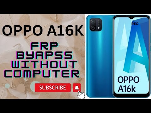 oppo cph2349 a16k frp bypass without computer || oppo byapss android ...