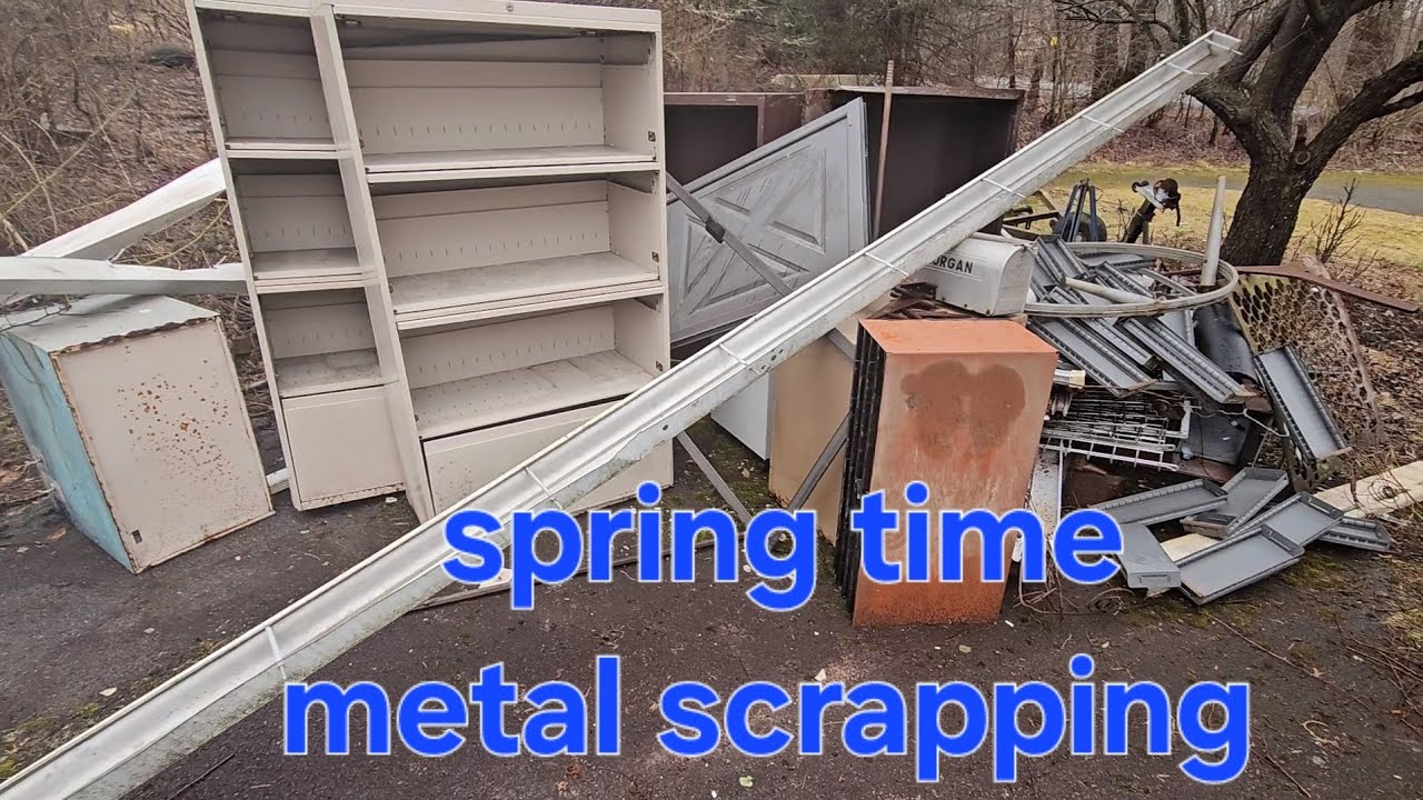 Scrap Metal Recycling. spring cleaning - YouTube