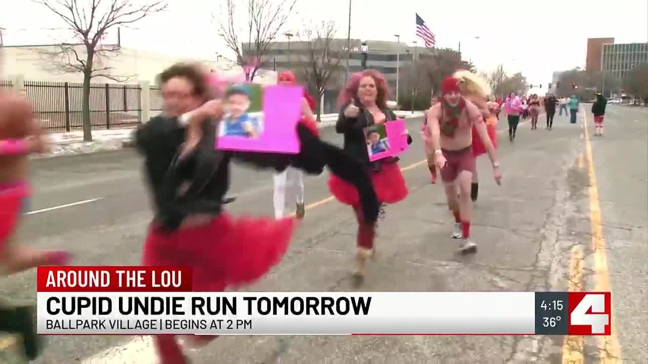 Cupid Undie Run in St. Louis on Saturday - YouTube