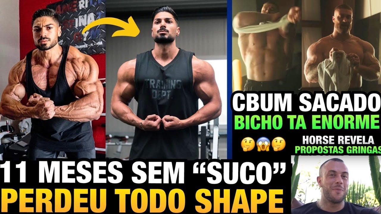 ELE DECIDIU FICAR 11 MESES NATURAL E PERDEU TODO SHAPE + CBUM SACADO E ...