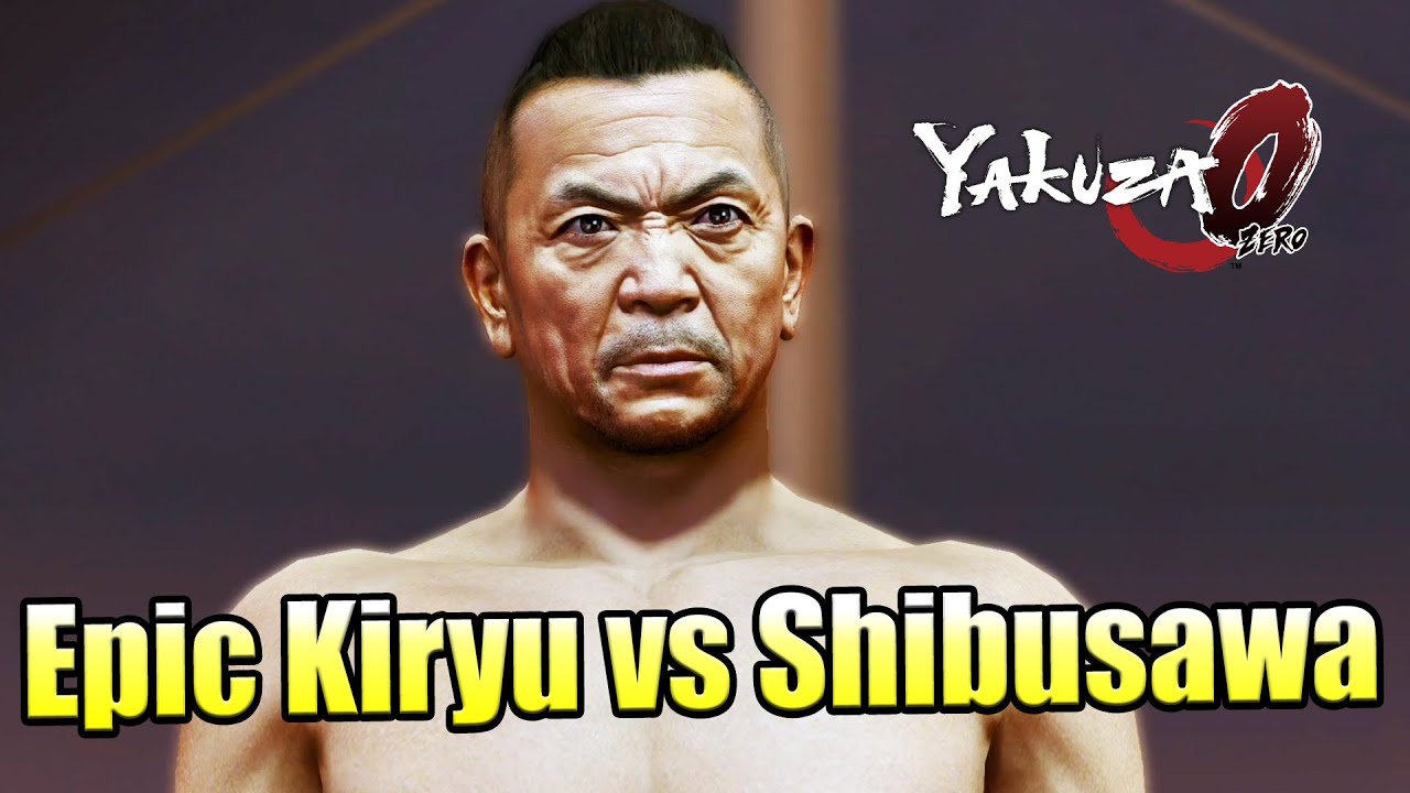 Epic Kiryu vs Shibusawa - Final Fight Of Yakuza 0 - YouTube