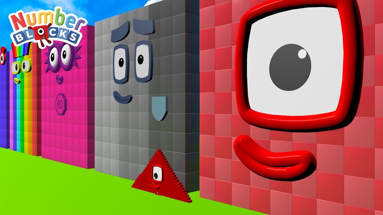 Numberblocks New Episodes 1 - 100 vs 1,000,000 Song - Learn to Count ...
