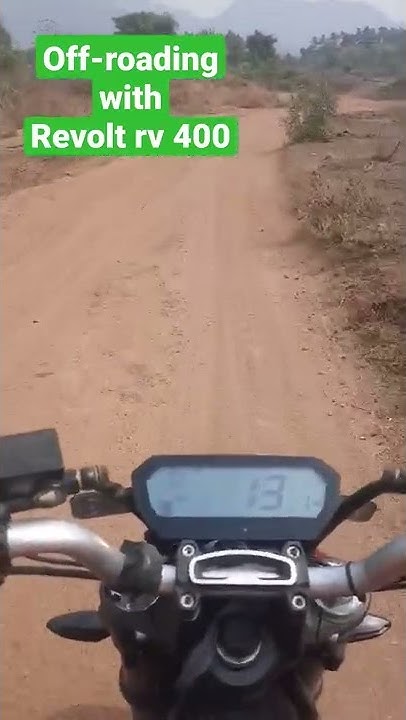 Revolt rv 400 off-road experience. Revolt electric bike best suspension system in revolt rv400 ...