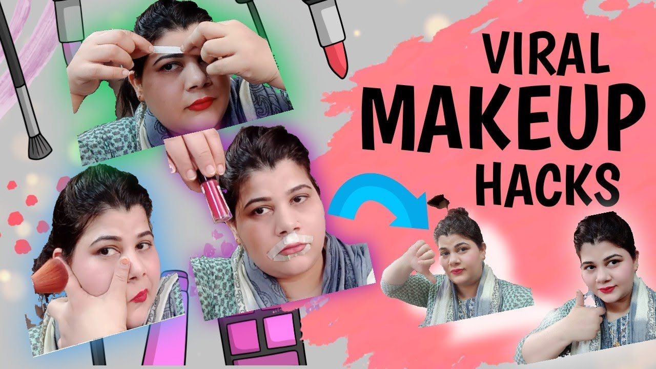 Testing viral "MAKEUP" Hacks, *Shocking results* 🤢, #makeup #hacks # ...