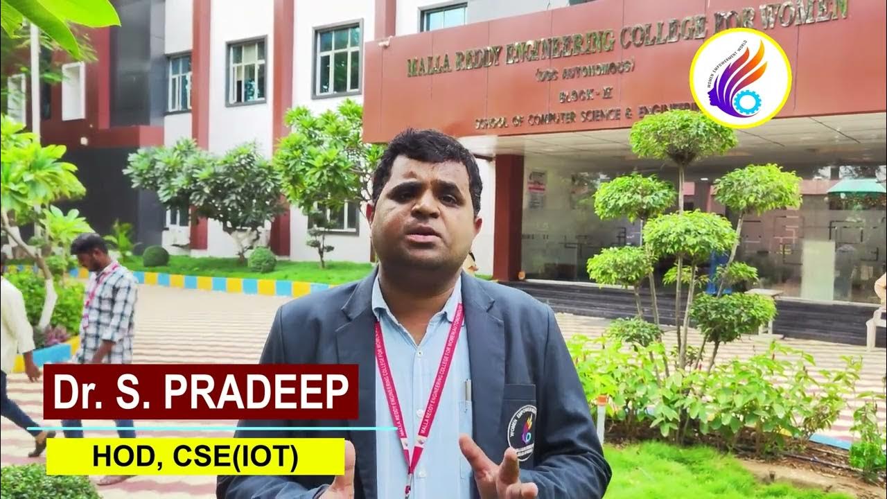DR S PRADEEP, HOD CSE(IOT) MRECW - YouTube