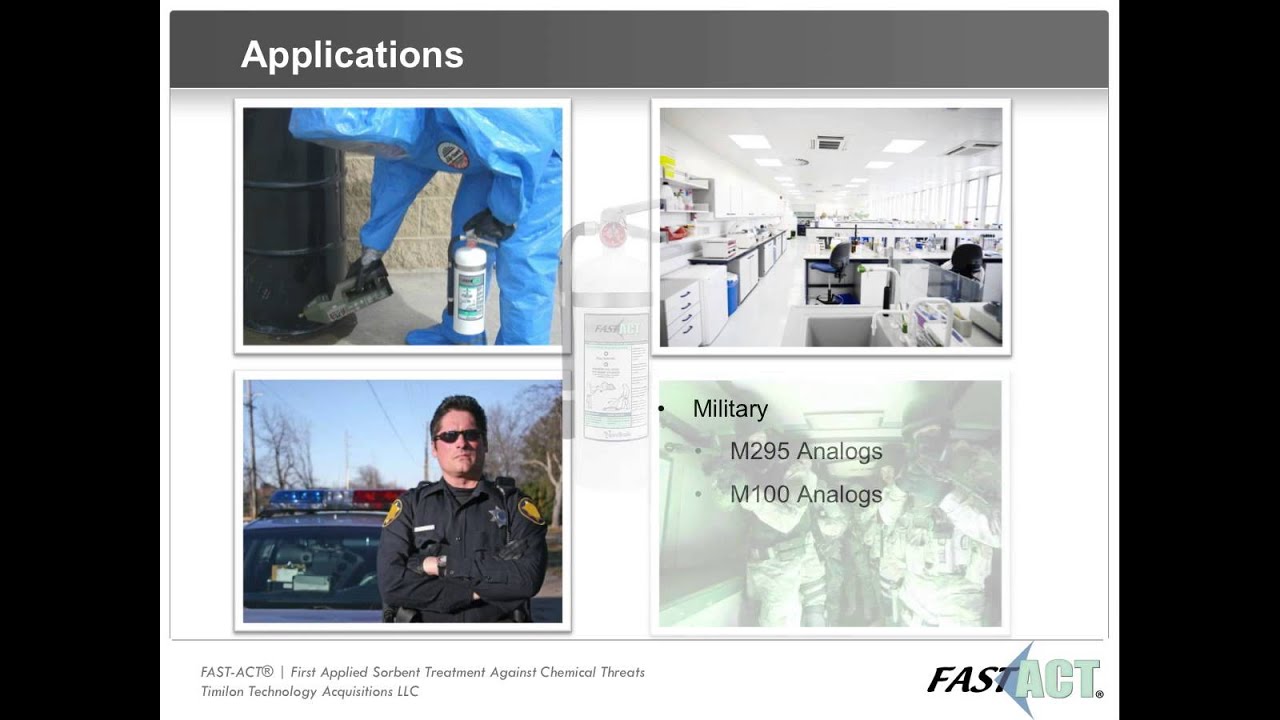 How to Decontaminate Chemical Warfare Agent : Fast-ACT - YouTube