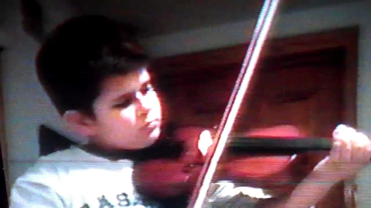 Ryan Fennell plays violin "Have Yourself a Very Merry Christmas" for ...