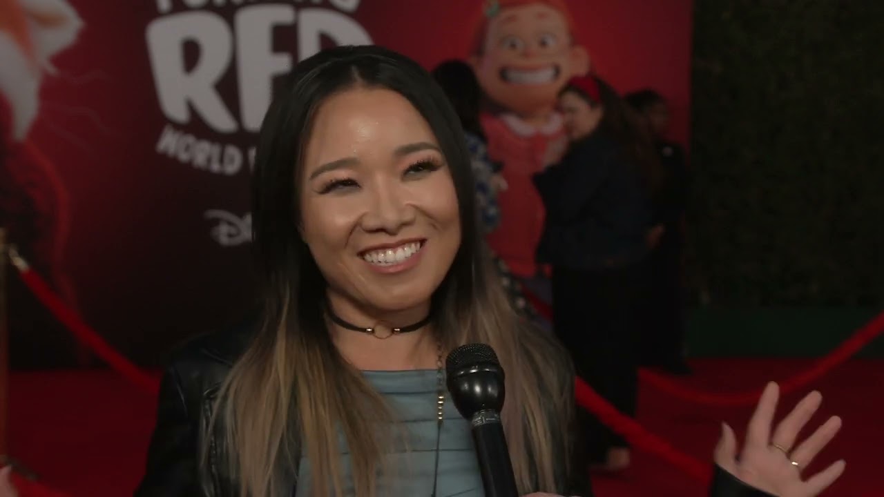 Turning Red Los Angeles Premiere - Itw Hyein Park (Official Video ...