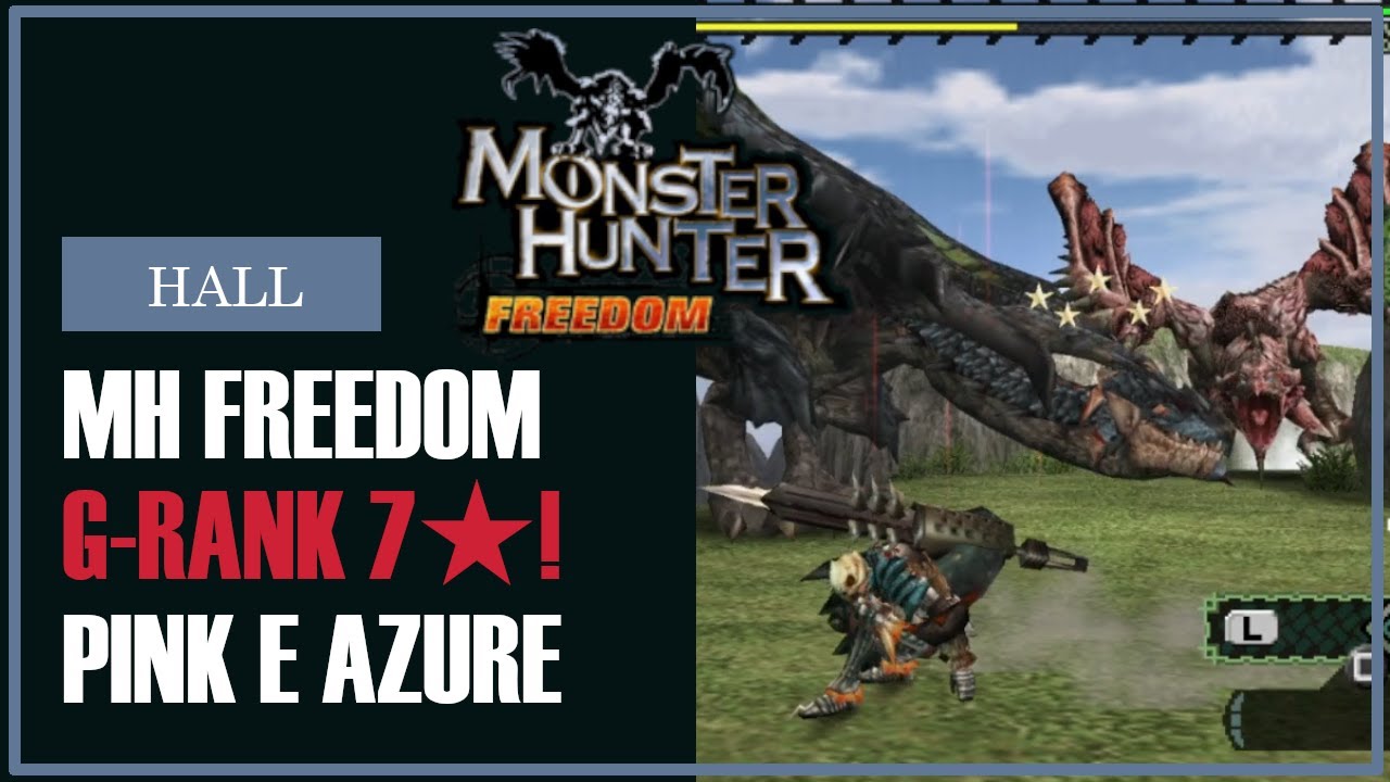 Monster Hunter Freedom 1 - Pink Rathian e Azure Rathalos! |DETONADO#84 ...