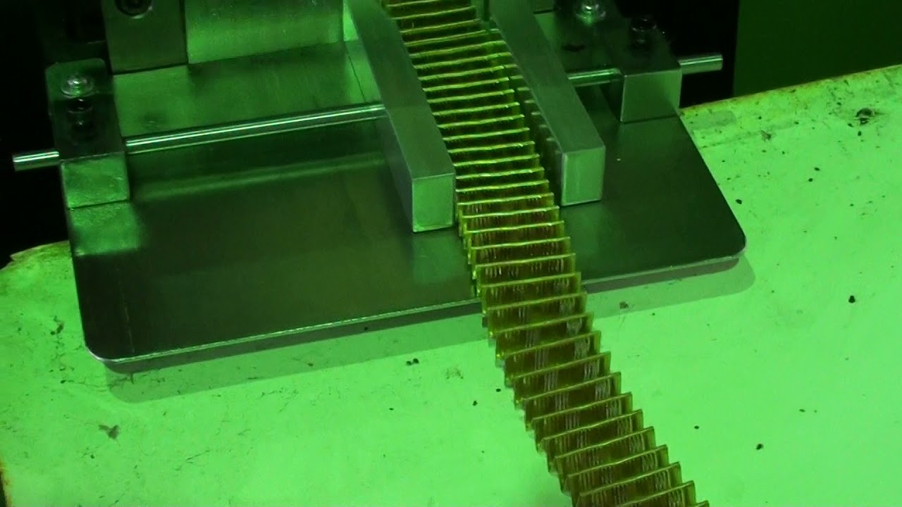 Corrugated Fin Machine - YouTube