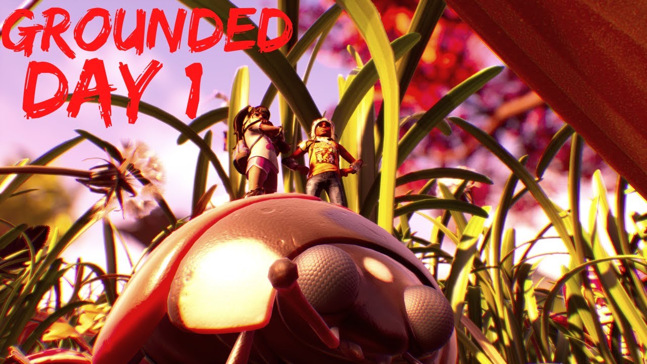 Must Build Our Base To Survive the Spiders! Grounded Gameplay Day 1 ...