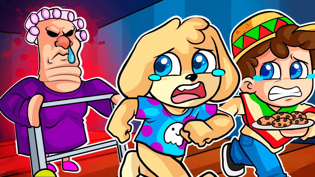 ¡ESCAPAMOS de la ABUELA MALVADA! 🍪🤶 en ROBLOX con SILVIOGAMER y ...