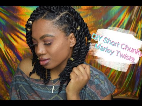 Marley Twists, Long vs Short! (Collab w/ @HairDeLaCreme)