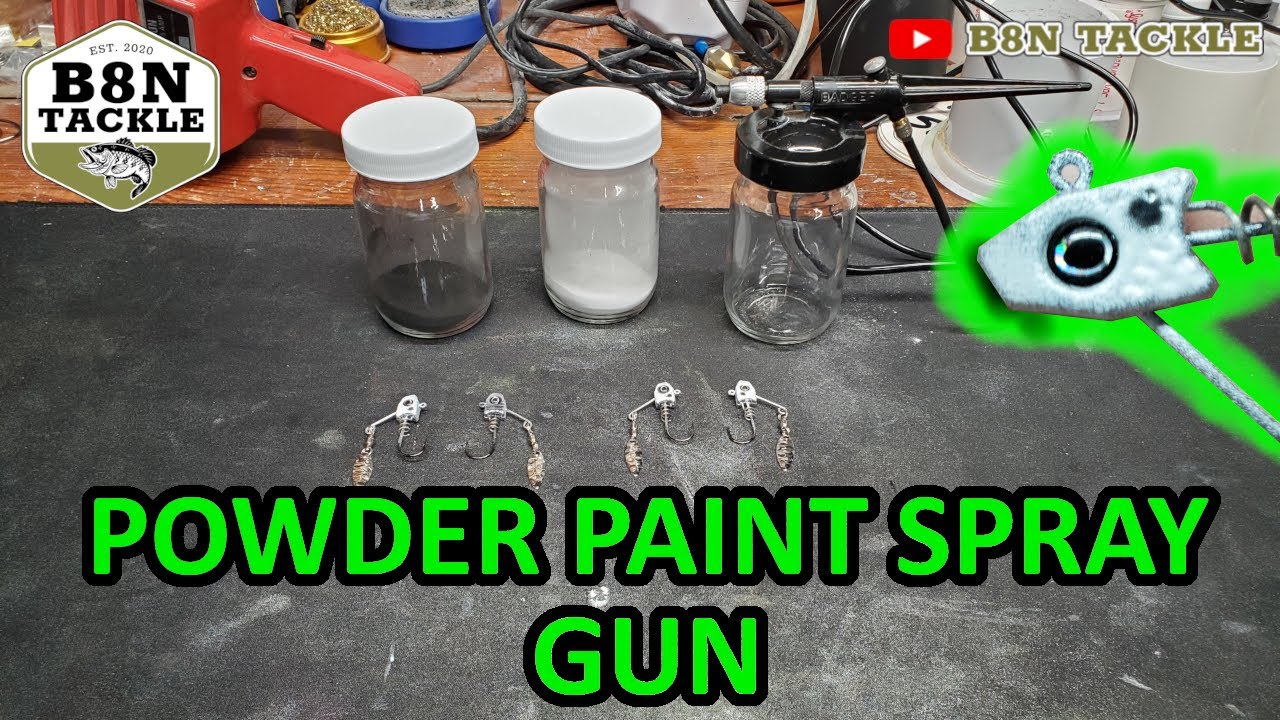 Powder Paint Spray Gun!! (TJ's Tackle) - YouTube