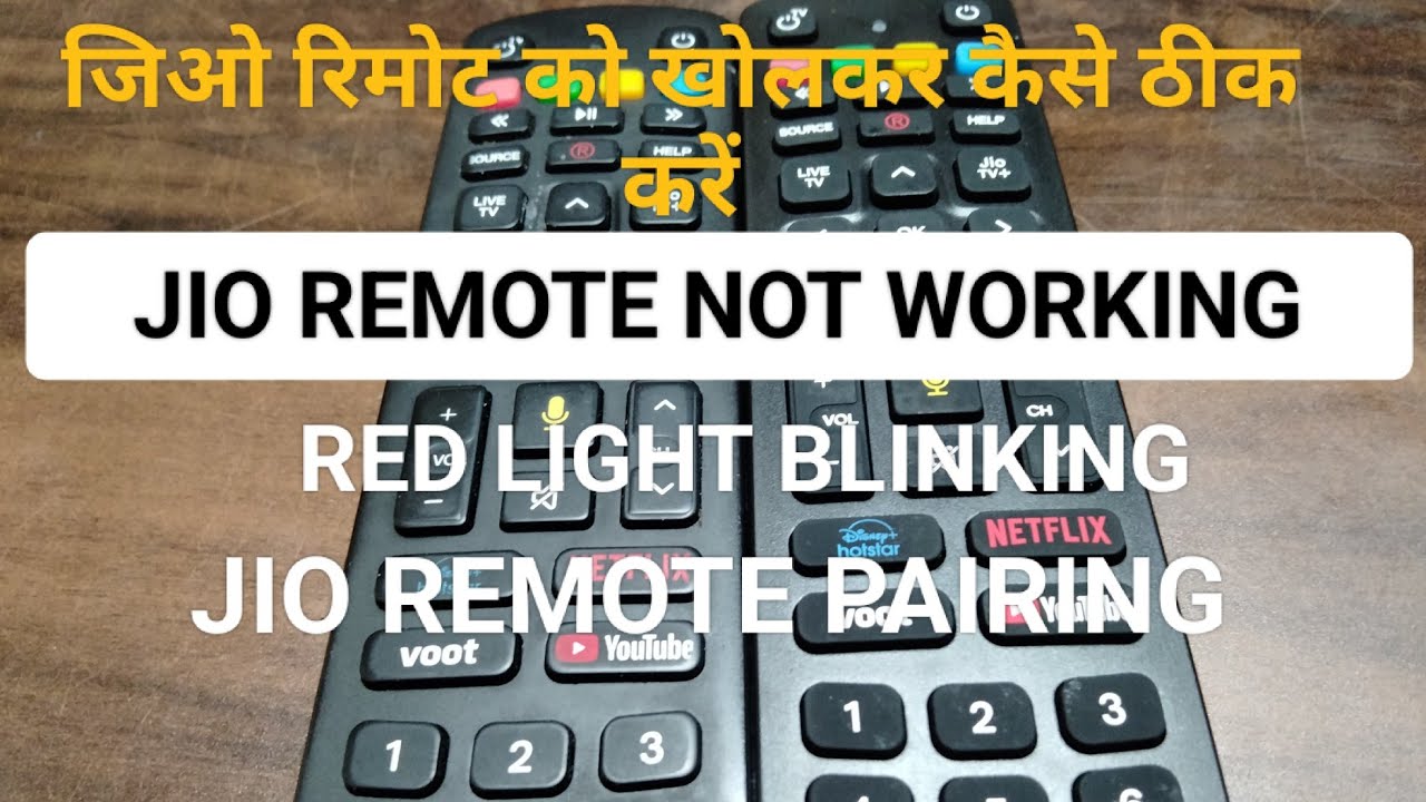 #jio remote not working#jio remote red light blinking#jio remot pair ...