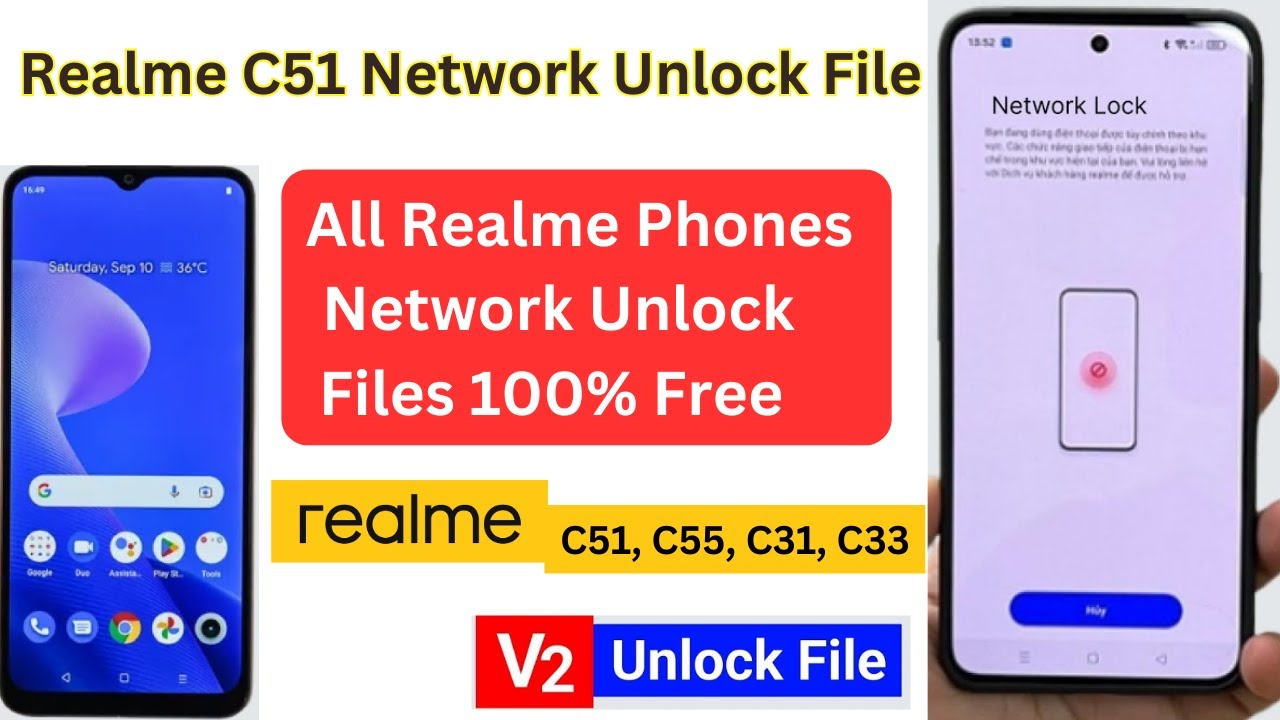 Realme C51 Network Unlock 100% Free All Realme Network Unlock Files ...