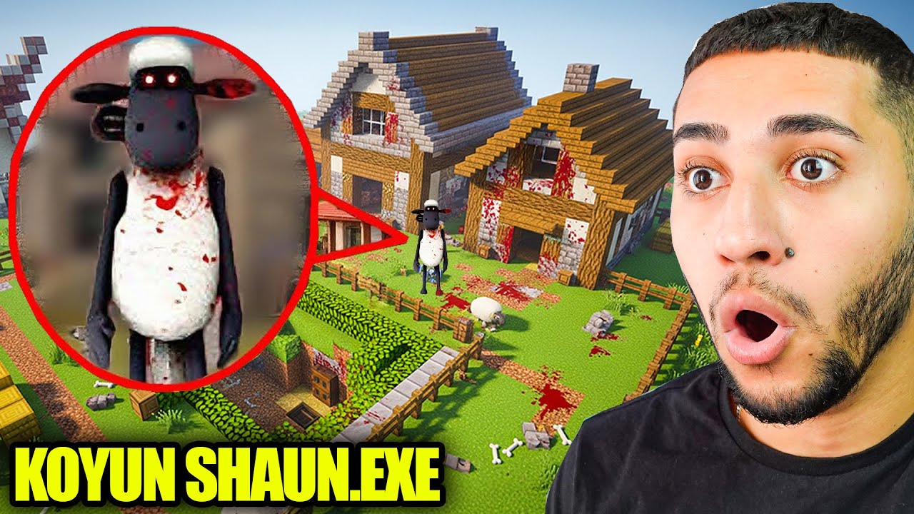 KOYUN SHAUN.EXE' NİN GİZLİ ÇİFTLİĞİNDE NE VAR? - Minecraft - YouTube