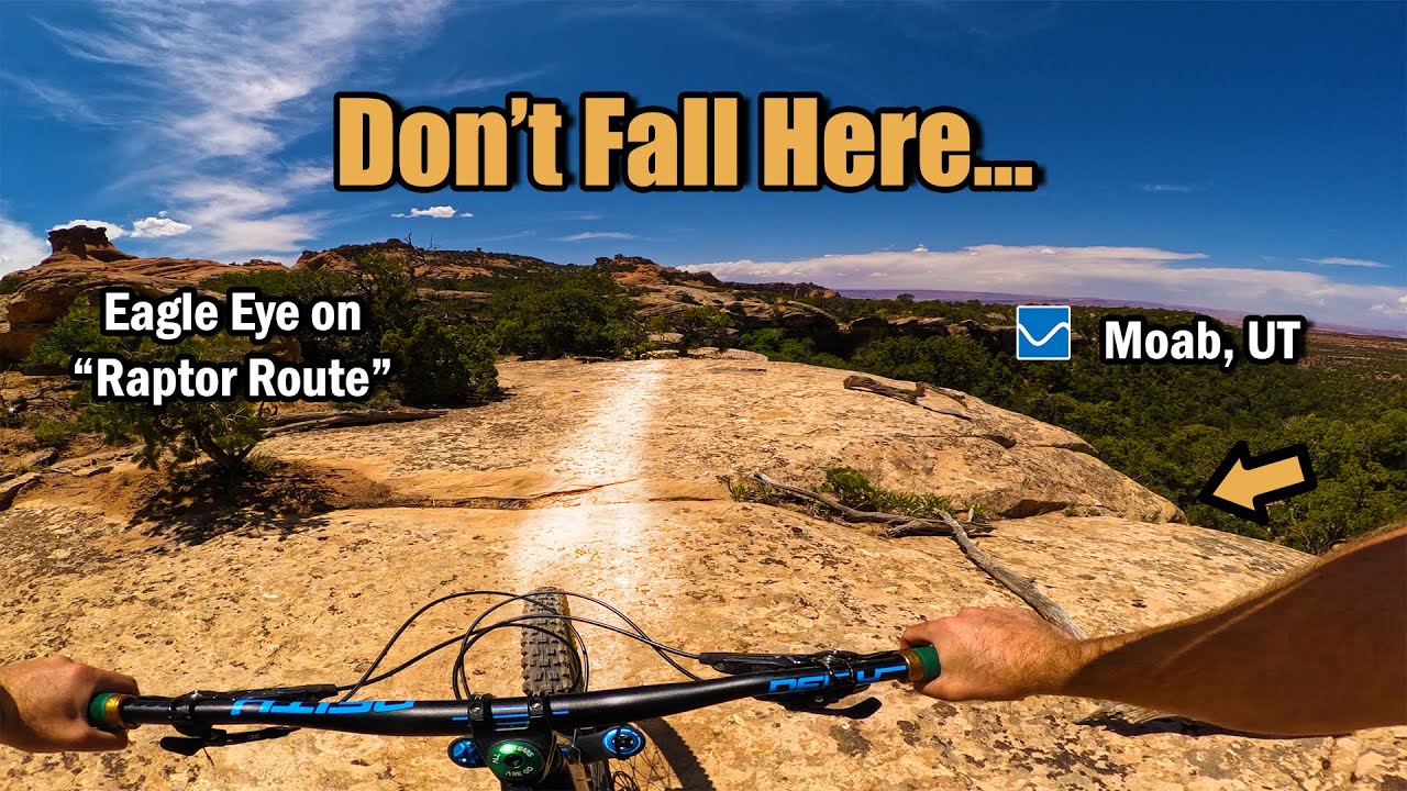 Riding Moab's AMAZING New Flow Trails | "Eagle Eye" on "Raptor Route ...