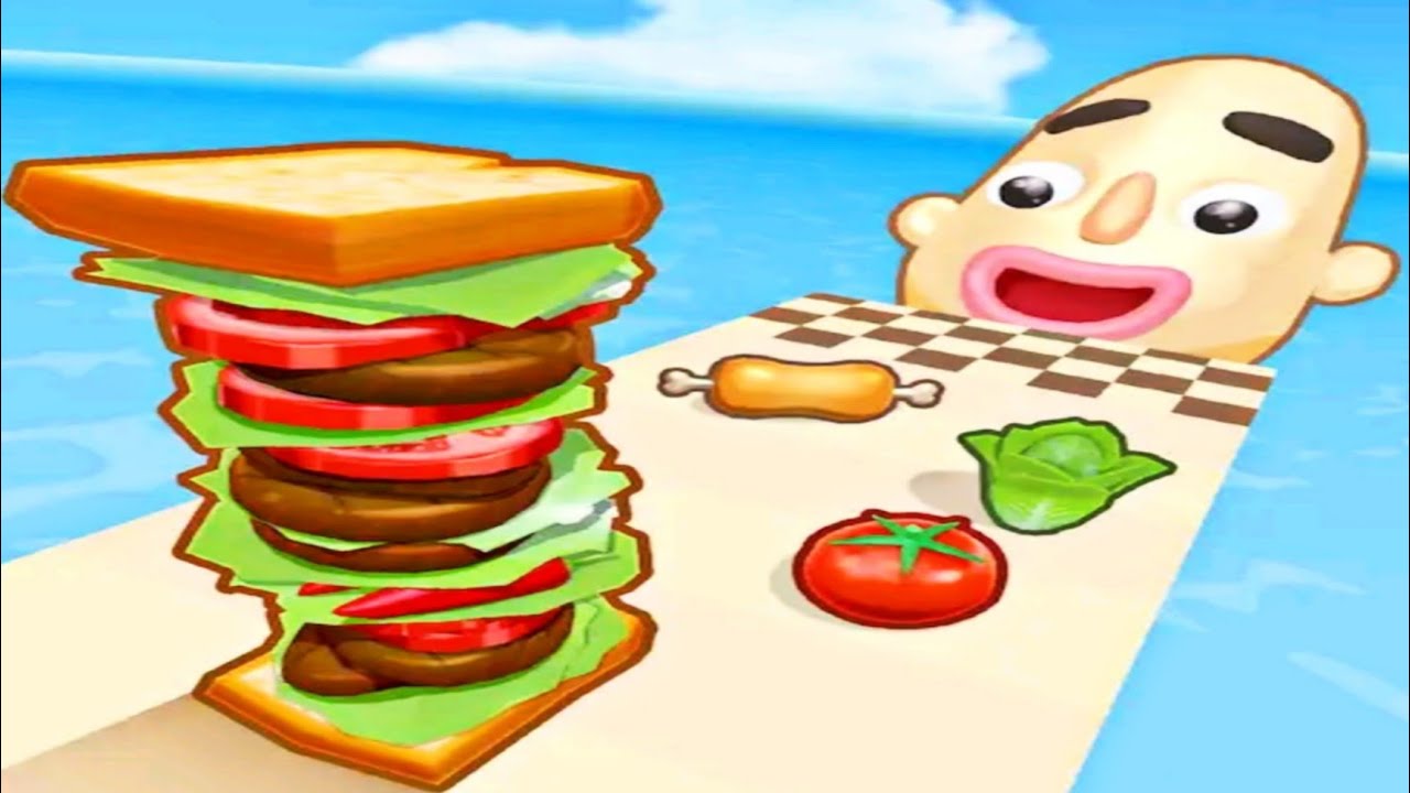 Sandwich Runner Game - Top Levels Run Gameplay HD - YouTube