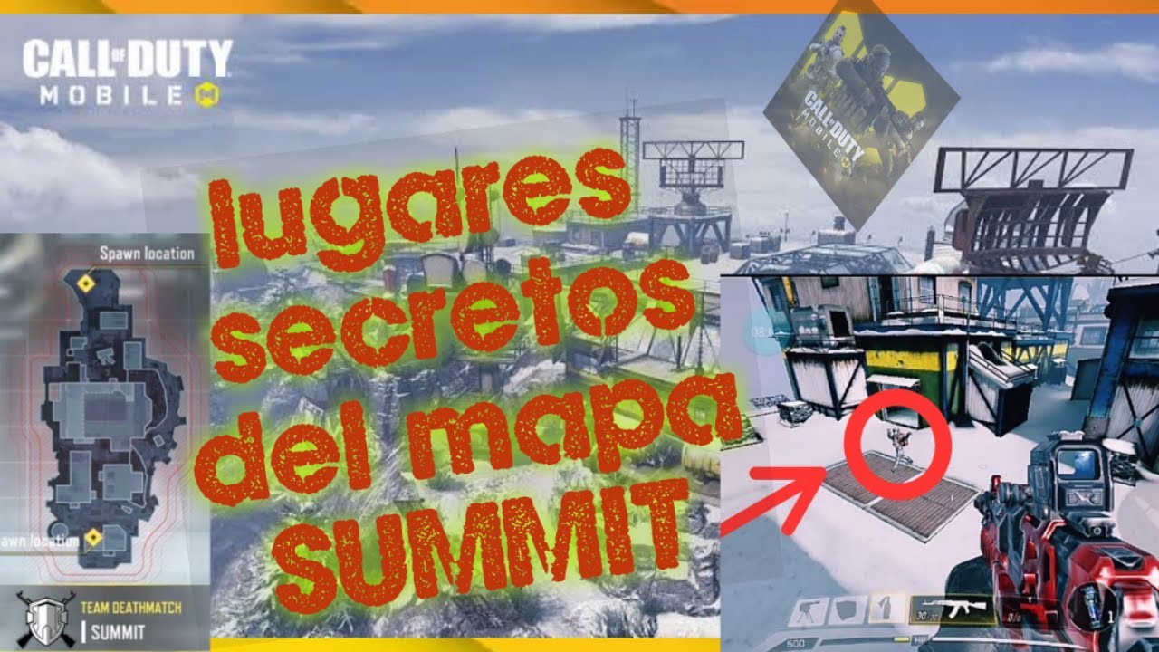 Lugares secretos en el mapa SUMMIT de COD mobile 😮 - YouTube