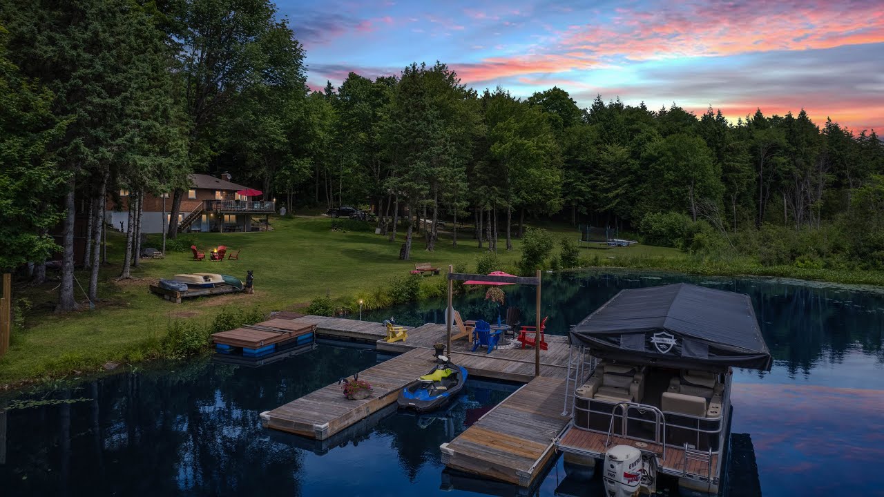 40 Gilmour Point Rd on Chandos Lake in Apsley Ontario - YouTube