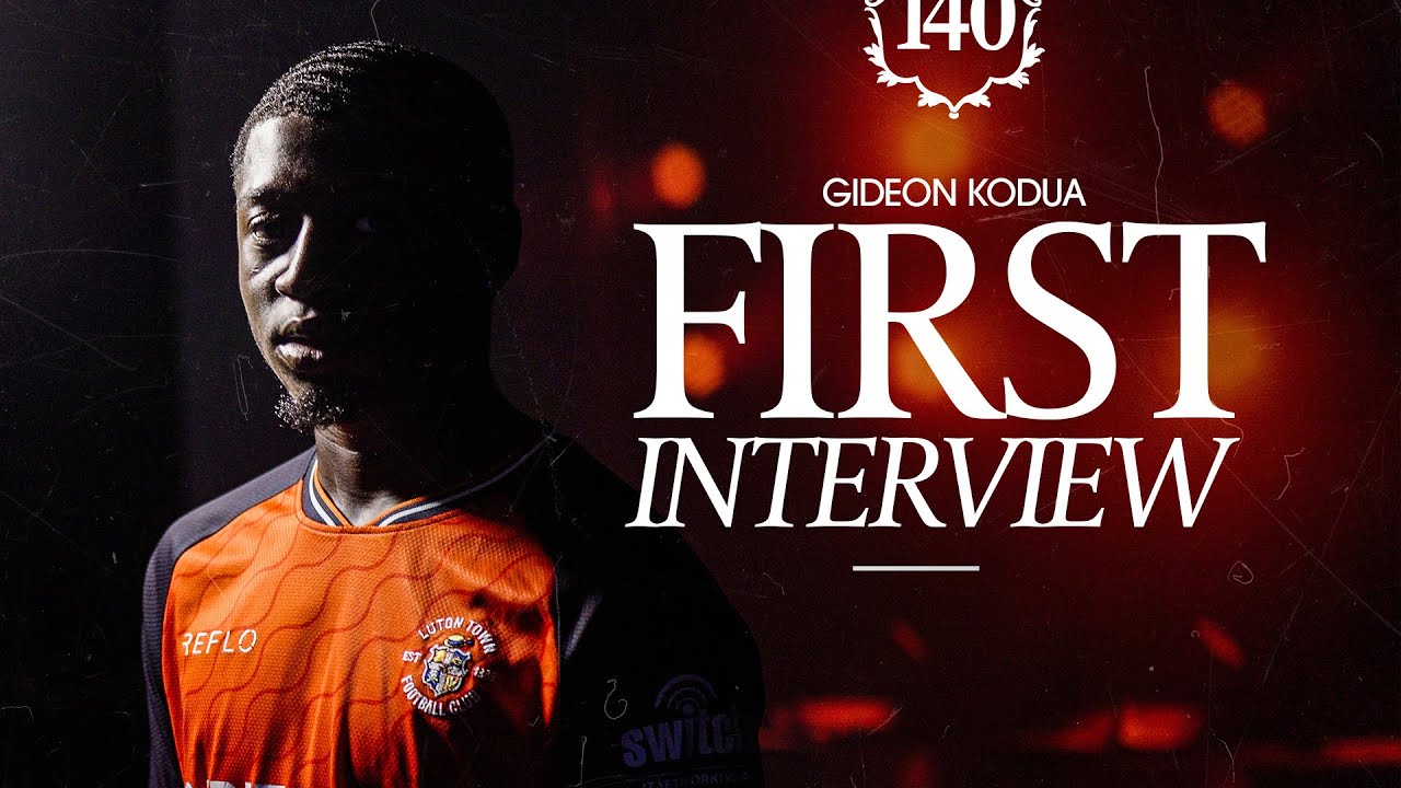 Gideon Kodua joins Luton for 2025/26! | First Interview - YouTube