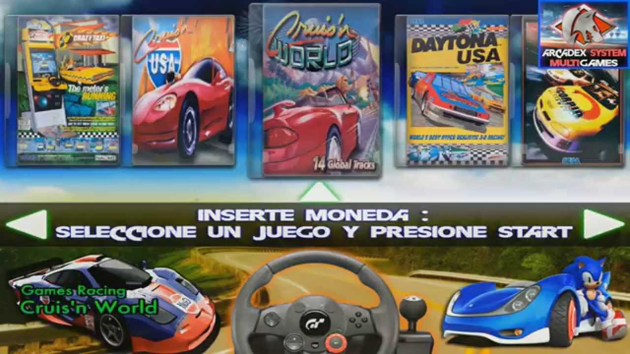 Hyperspin Racing Games Arcade Edition 2017 x Creditos - YouTube