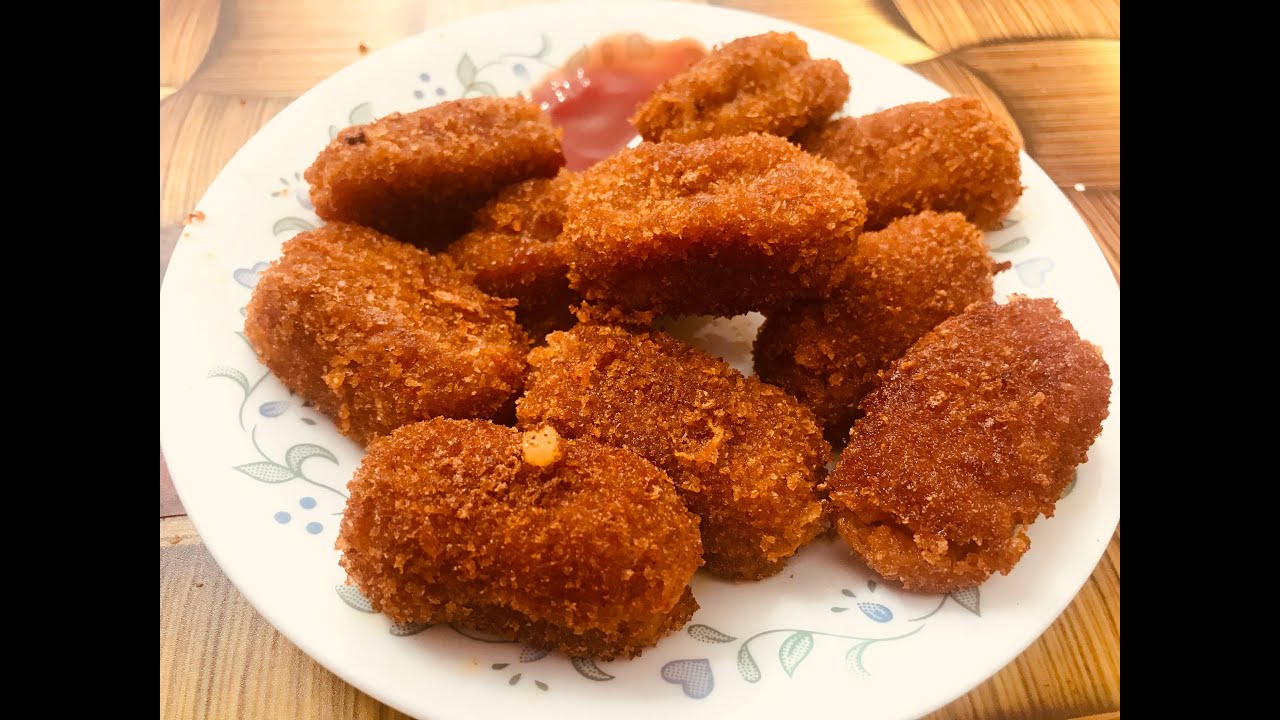 How to Make Veg Nuggets Recipe - YouTube