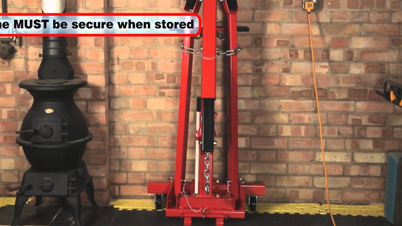 1 Tonne Folding Workshop Crane - CFC100 - YouTube