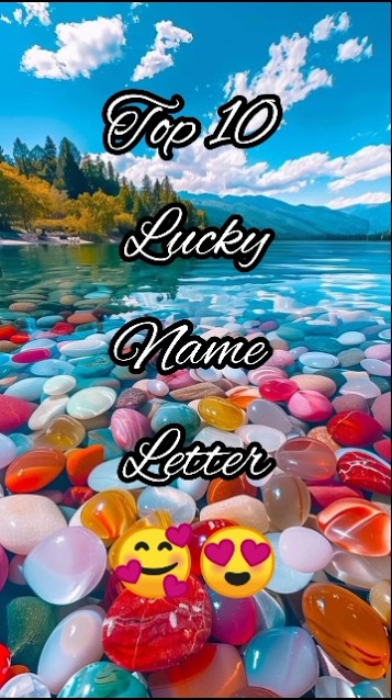 Top 10 lucky name first letter 🥰😍#trending #cute_offecial#nameart - YouTube