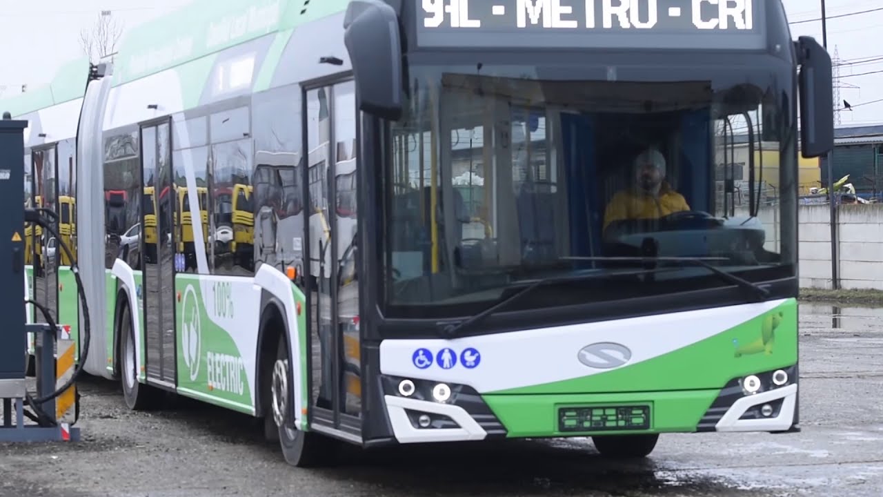 Prezentare autobuz electric articulat Solaris pentru Municipiul Craiova ...
