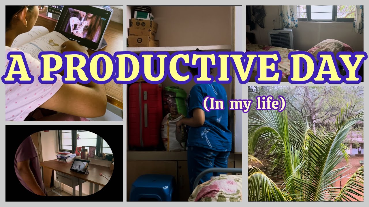 A PRODUCTIVE DAY !! (workout,study,declutter) - YouTube