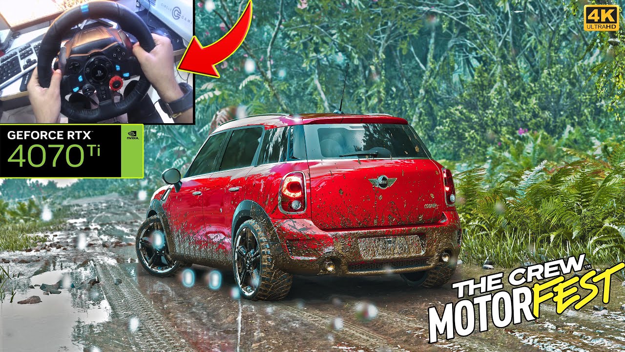 Mini cooper S : Realistic Gameplay (Rain+ Offroad) The Crew Motorfest ...