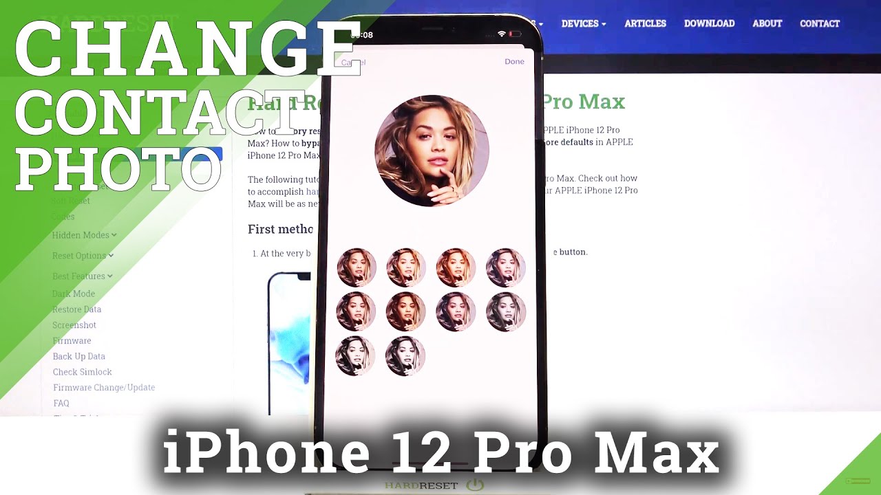 How to Add Photo to Contact in iPhone 12 Pro Max – Personalize Contacts ...