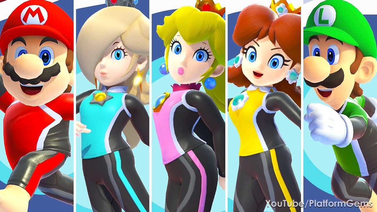 Mario & Sonic at the Olympic Games Tokyo 2020 - Surfing (All Characters ...