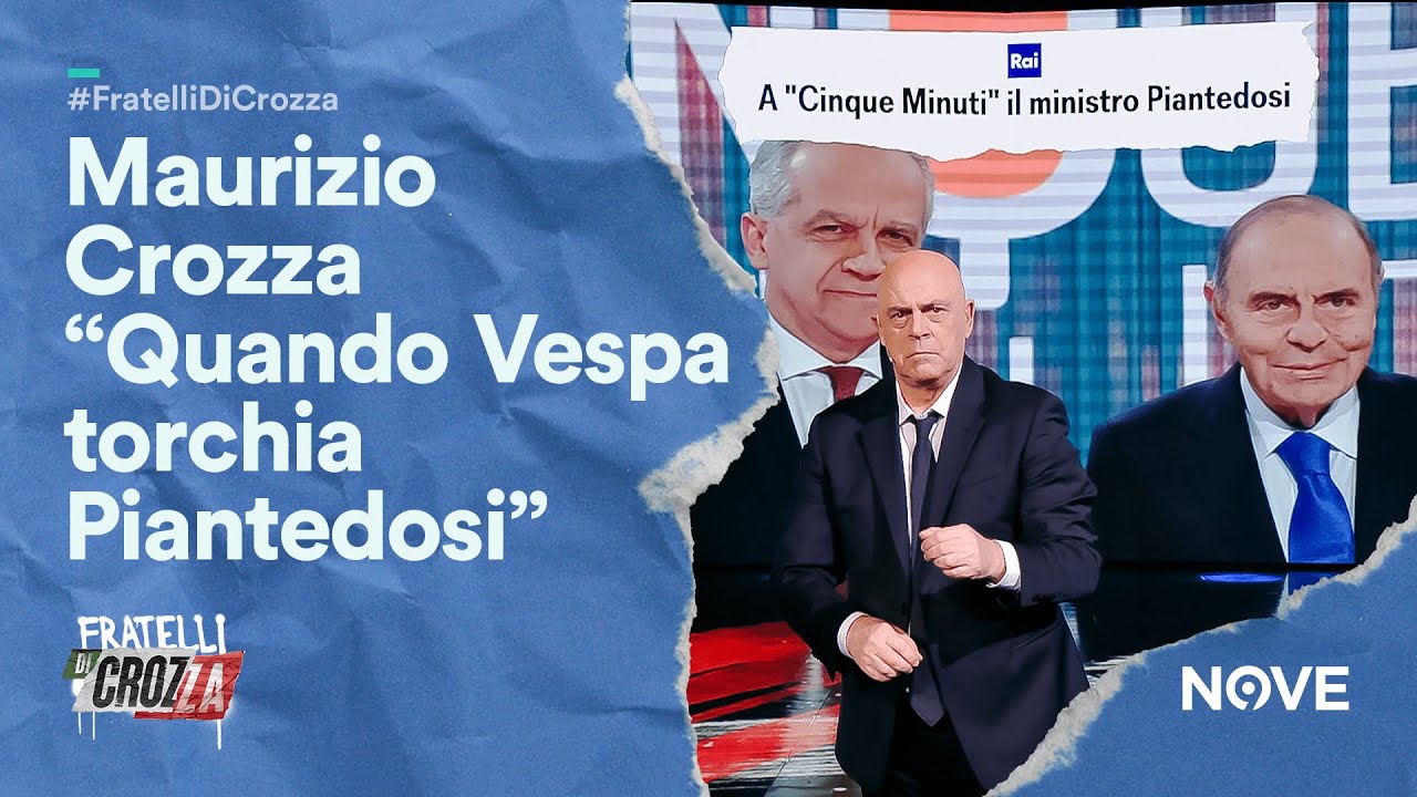 Maurizio Crozza “Quando Vespa torchia Piantedosi” | Fratelli di Crozza ...