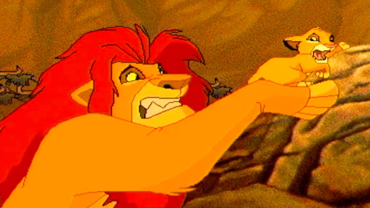 The Lion King - Mufasa's Death - From Disney's Animated Storybook (1994 ...