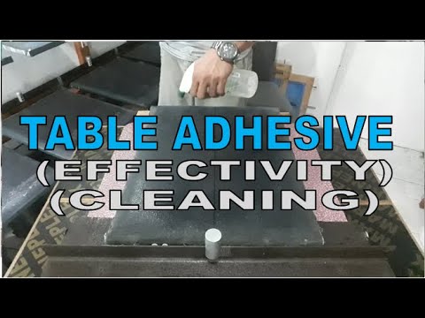 SCREEN PRINTING 026 | TABLE ADHESIVE | EFFECTIVITY | CLEANING | DIY ...