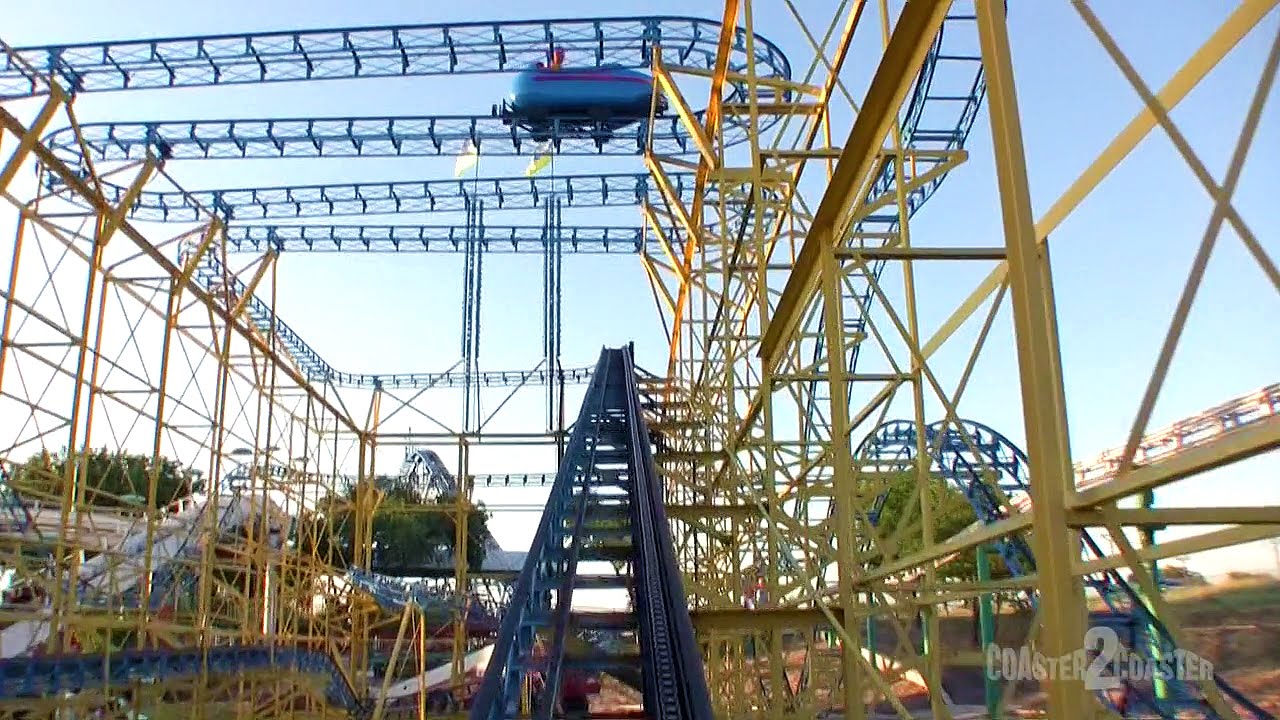 Cyclone Coaster POV - Wonderland Amusement Park - Amarillo, Texas, USA ...