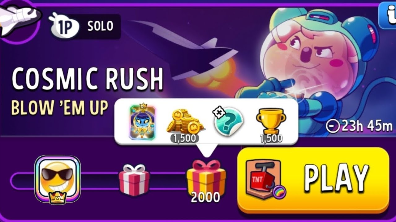 Solo Challenge Cosmic Rush | Blow'Em Up + Rainbow | Match Masters - YouTube