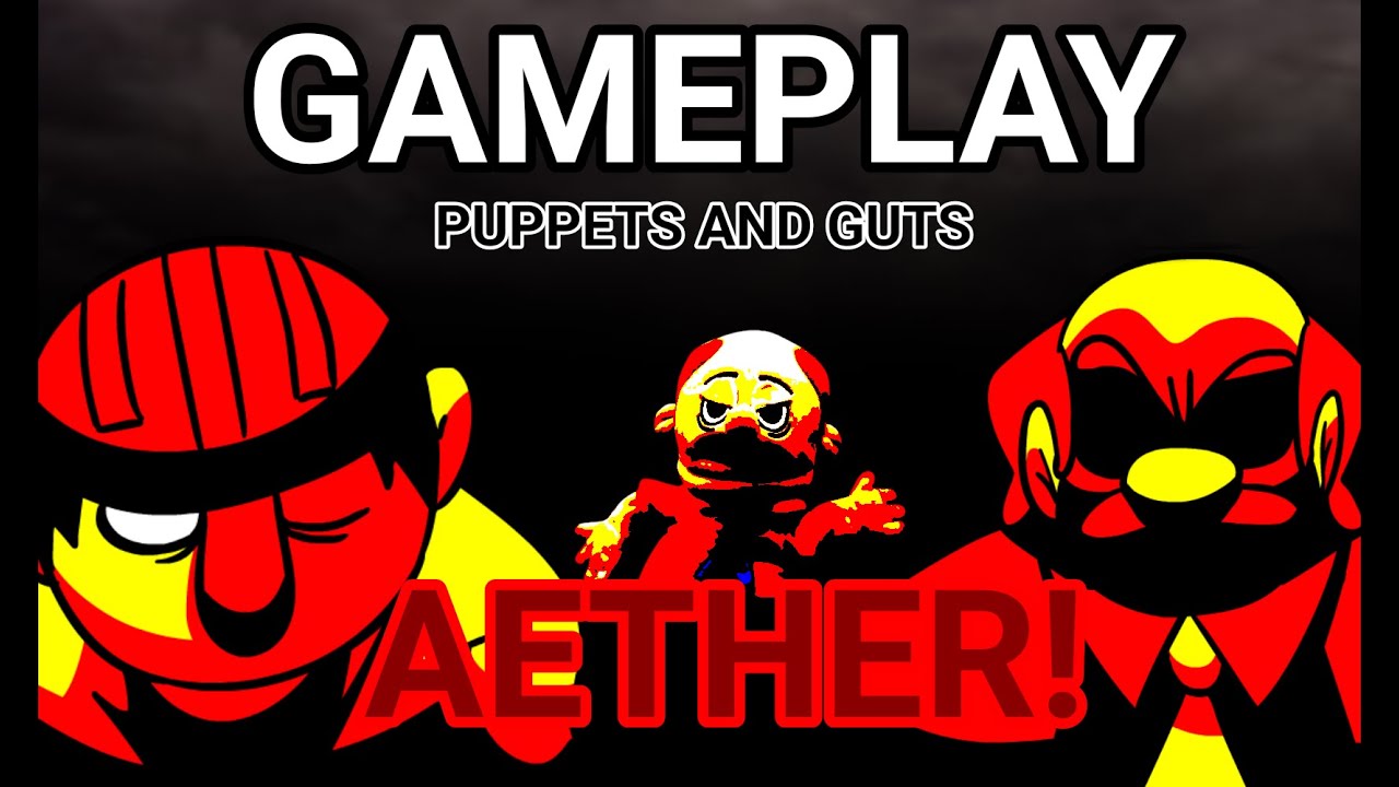 FNF MOD [PUPPETS AND GUTS] AETHER GAMEPLAY - YouTube